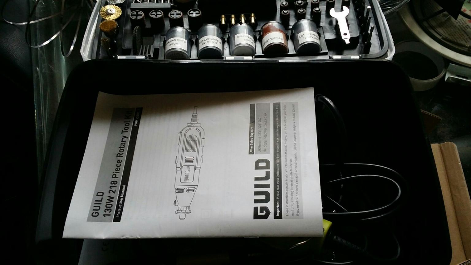 guild 130w 218 piece rotary tool kit in N15 Haringey for £30.00 for ...