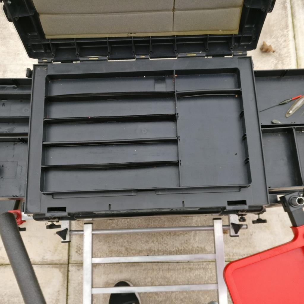 Shakespeare seatbox with octoplus frame legs in WA7 Brook for £60.00 ...