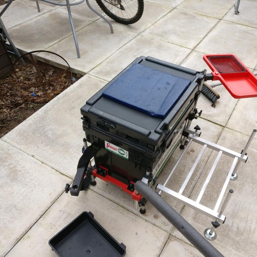 Shakespeare seatbox with octoplus frame legs in WA7 Brook for £60.00 ...