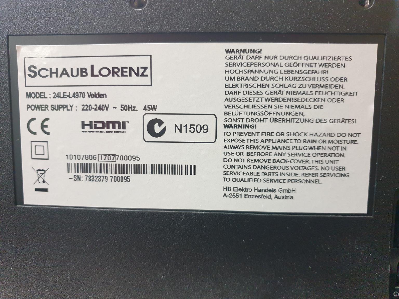 Schaub Lorenz Fernseher in 6020 Innsbruck for €50.00 for sale | Shpock