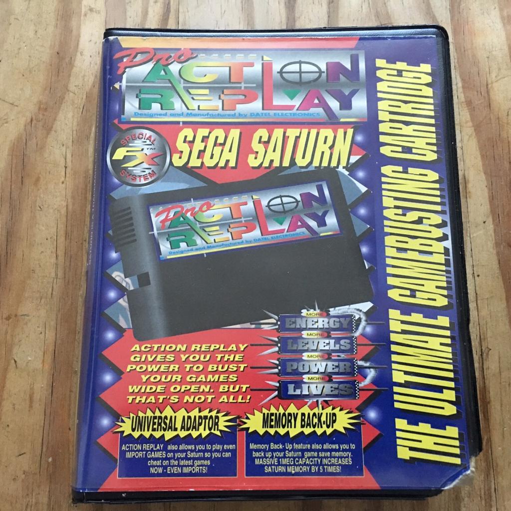 Action replay Sega Saturn. Cheat & memory in DA16 Bexley für 20,00 ...