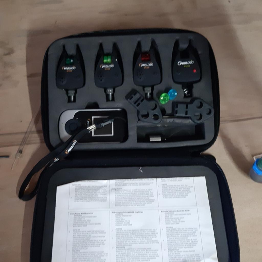 x4 pro logic mp3 wusb bite alarms + receiver. in SS7 Point für £ 40,00 ...