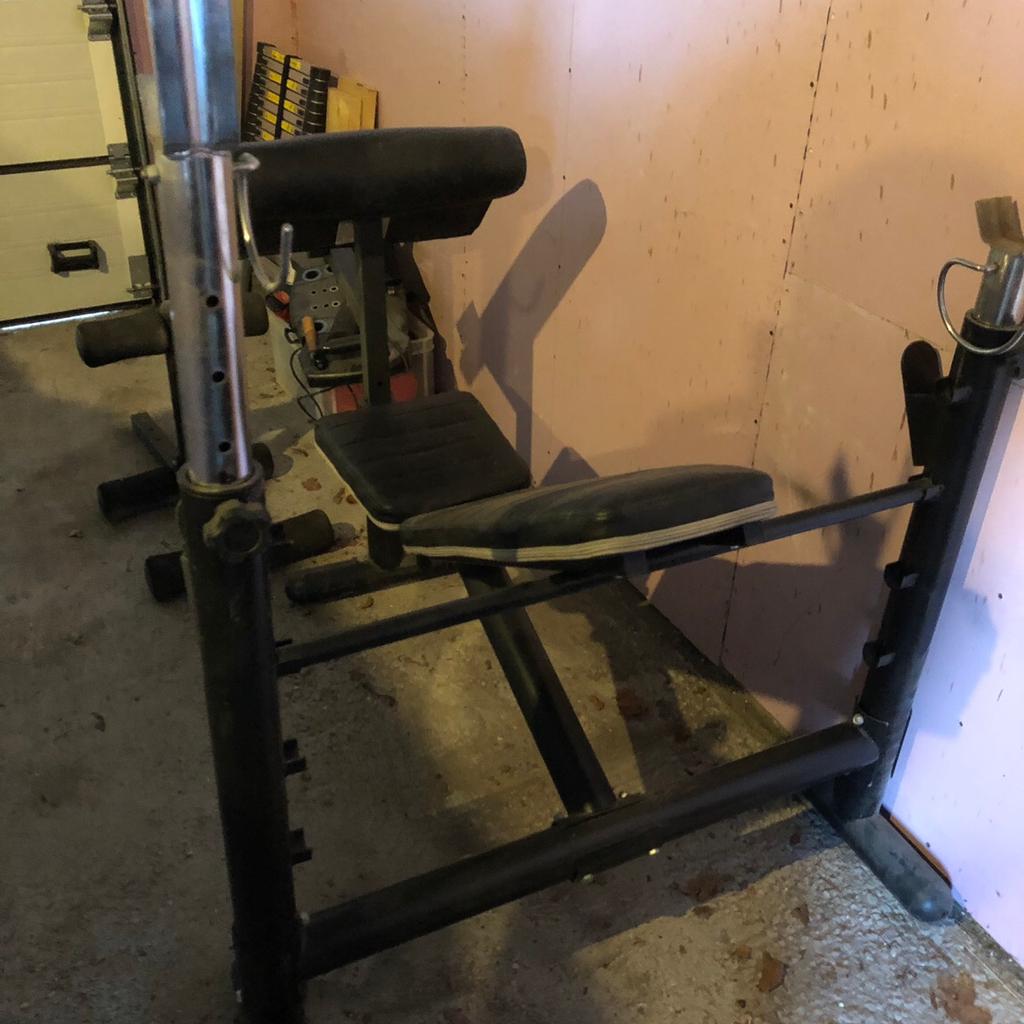 Marcy weight bench with curl and leg in ME7 Gillingham für 40,00 £ zum ...