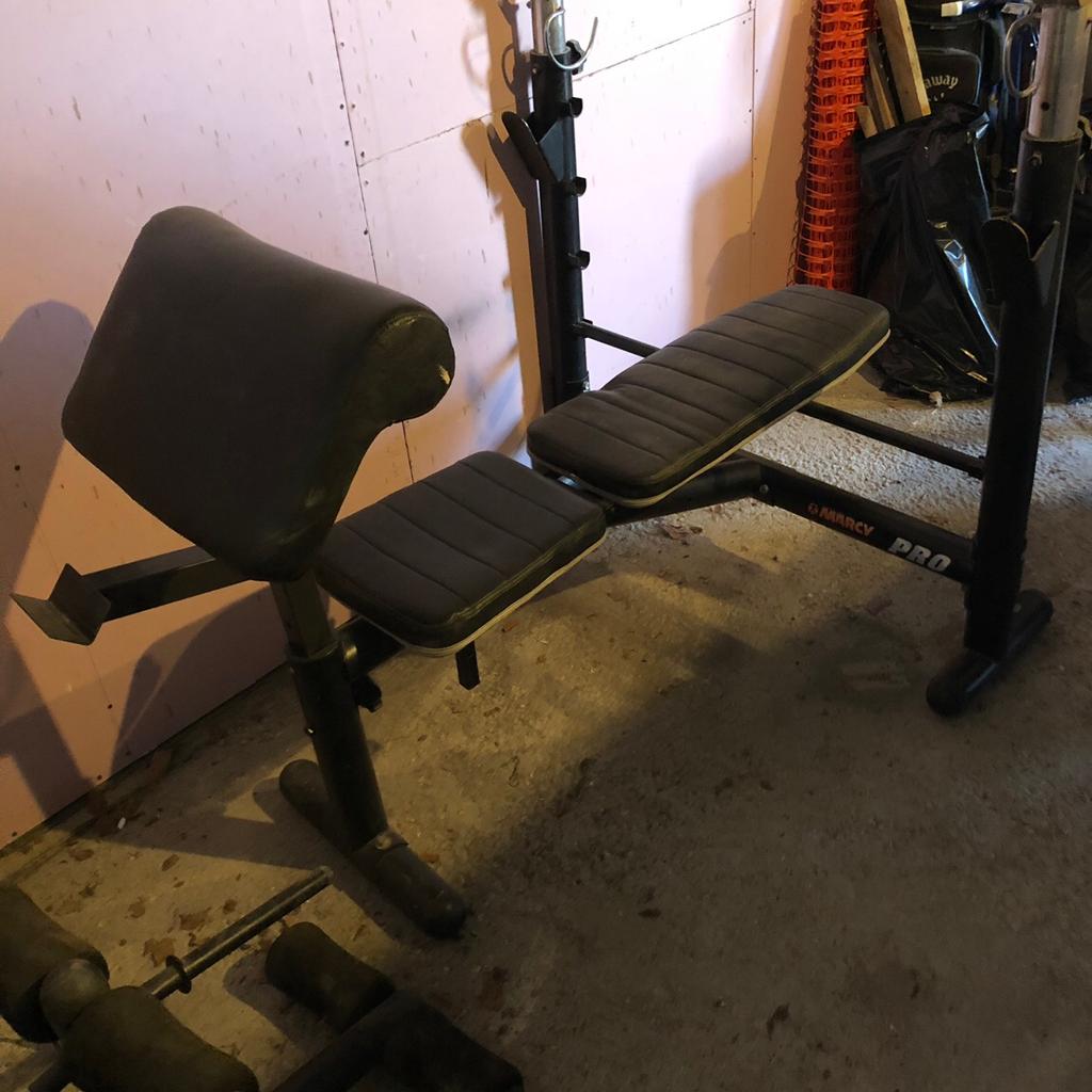 Marcy weight bench with curl and leg in ME7 Gillingham für 40,00 £ zum ...