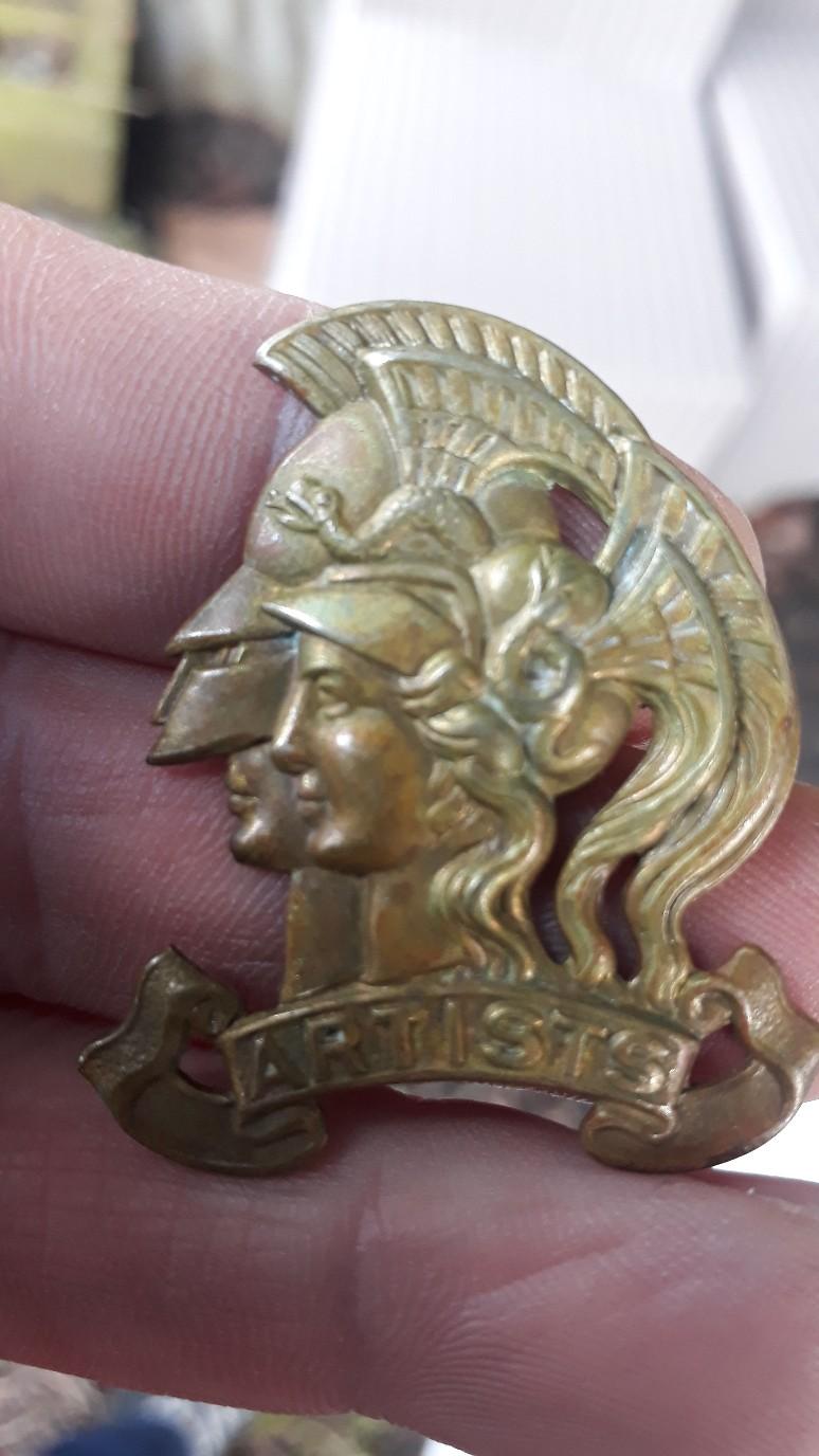 WW1 ARTISTS RIFLES BRASS CAP BADGE 21 ST SAS in TN21 Wealden for £4.00 ...