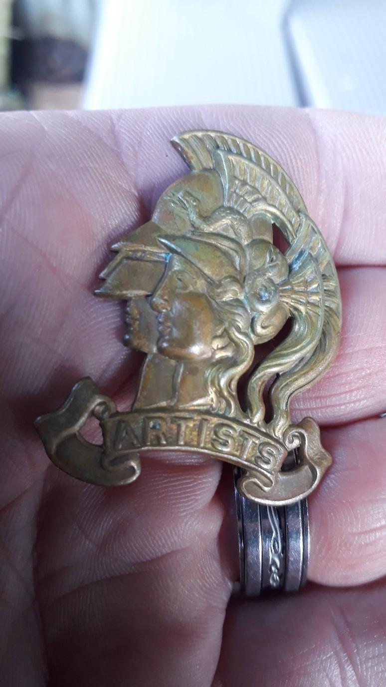 WW1 ARTISTS RIFLES BRASS CAP BADGE 21 ST SAS in TN21 Wealden for £4.00 ...