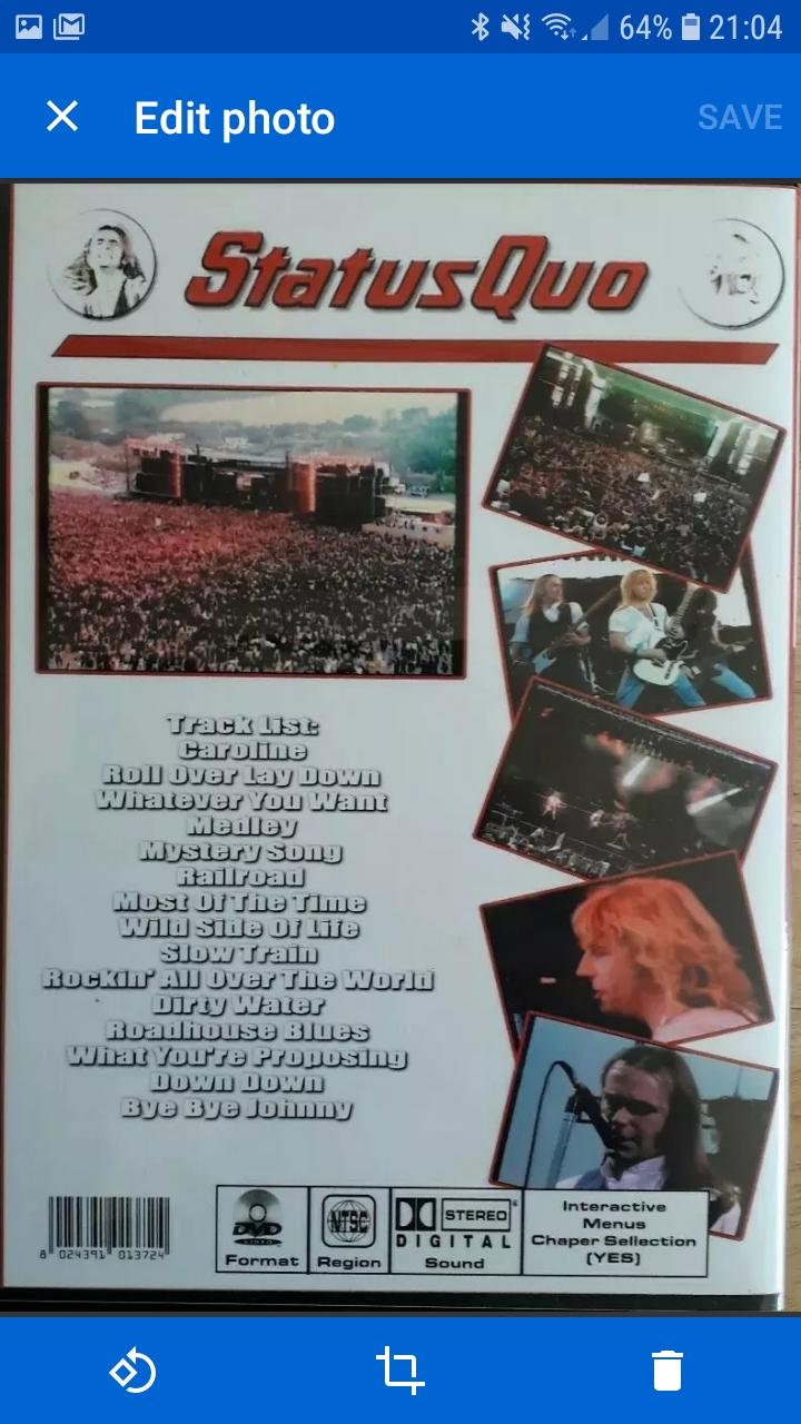 rare status quo end of the road DVD in East Tilbury für £ 10,00 zum ...