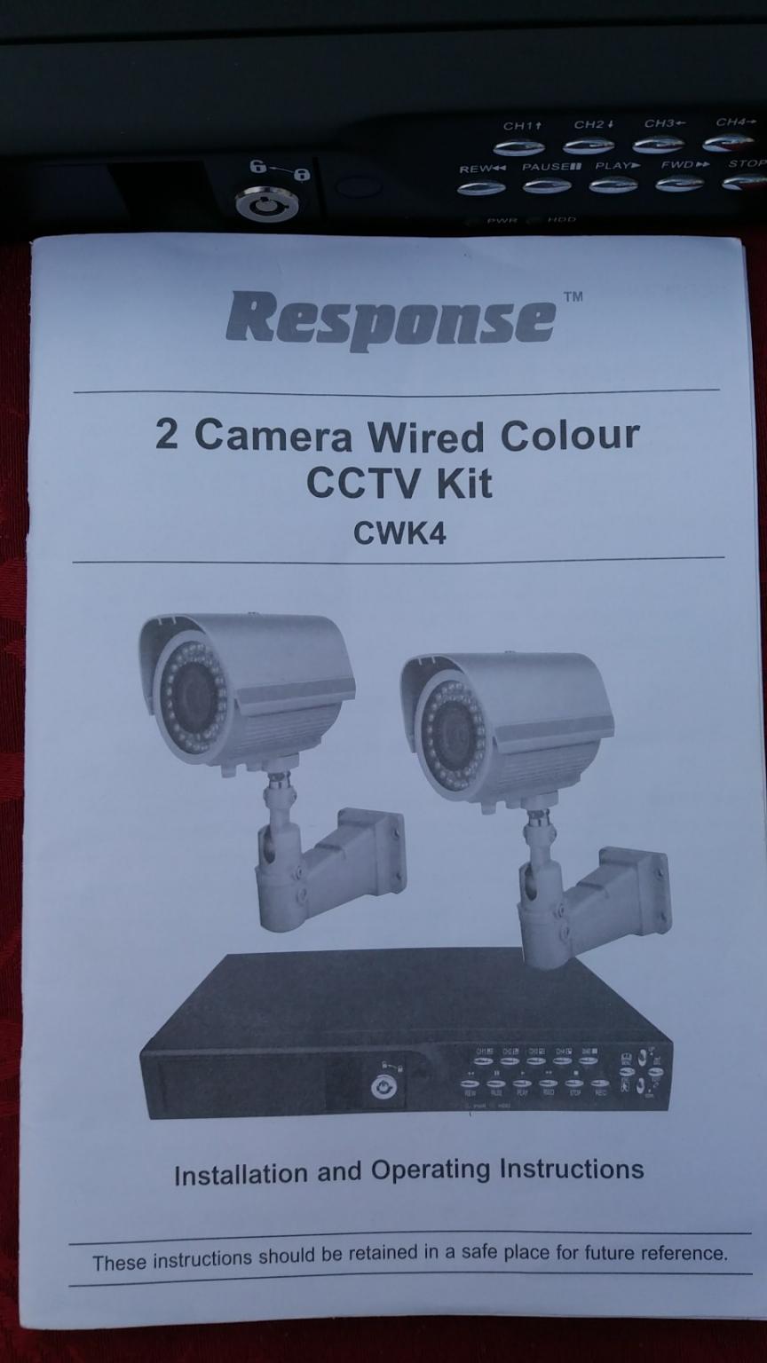 RESPONSE 2 CAMERA WIRED COLOUR CCTV KIT in B98 Redditch für 40,00 £ zum ...