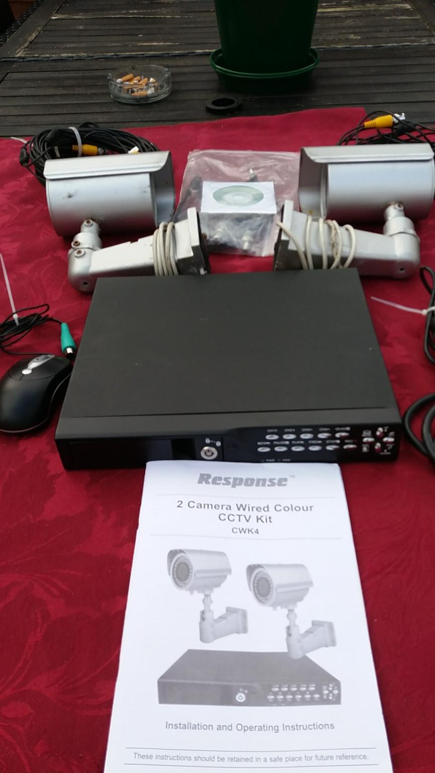 RESPONSE 2 CAMERA WIRED COLOUR CCTV KIT in B98 Redditch für 40,00 £ zum ...