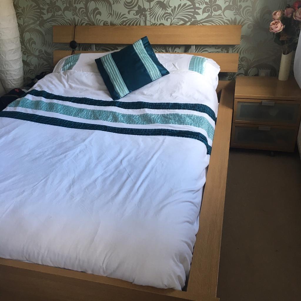 Ikea HOPEN Oak Vaneer bed frame in ST16 Stafford für 25,00 £ zum ...