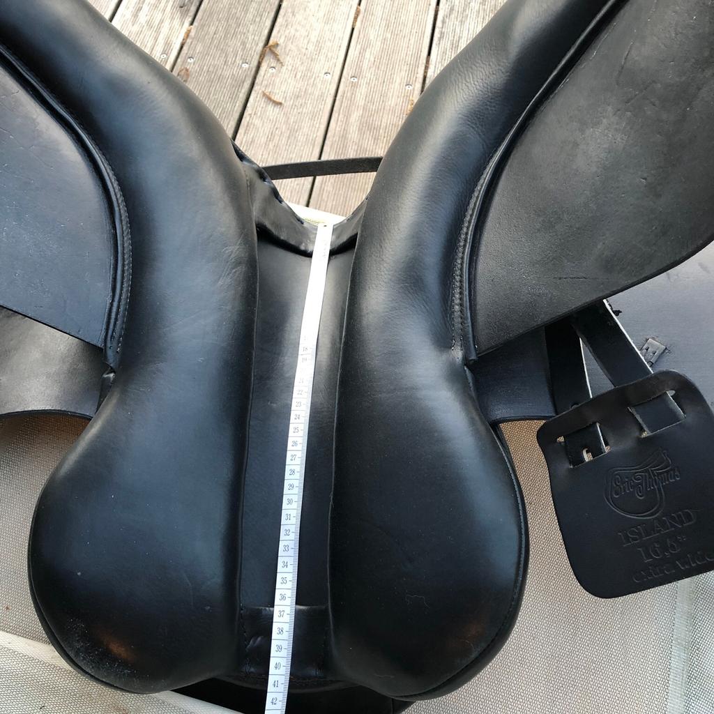 Dressur Sattel extrem kurz Leder 16,5‘ wide in 67308 Ottersheim für 100 ...
