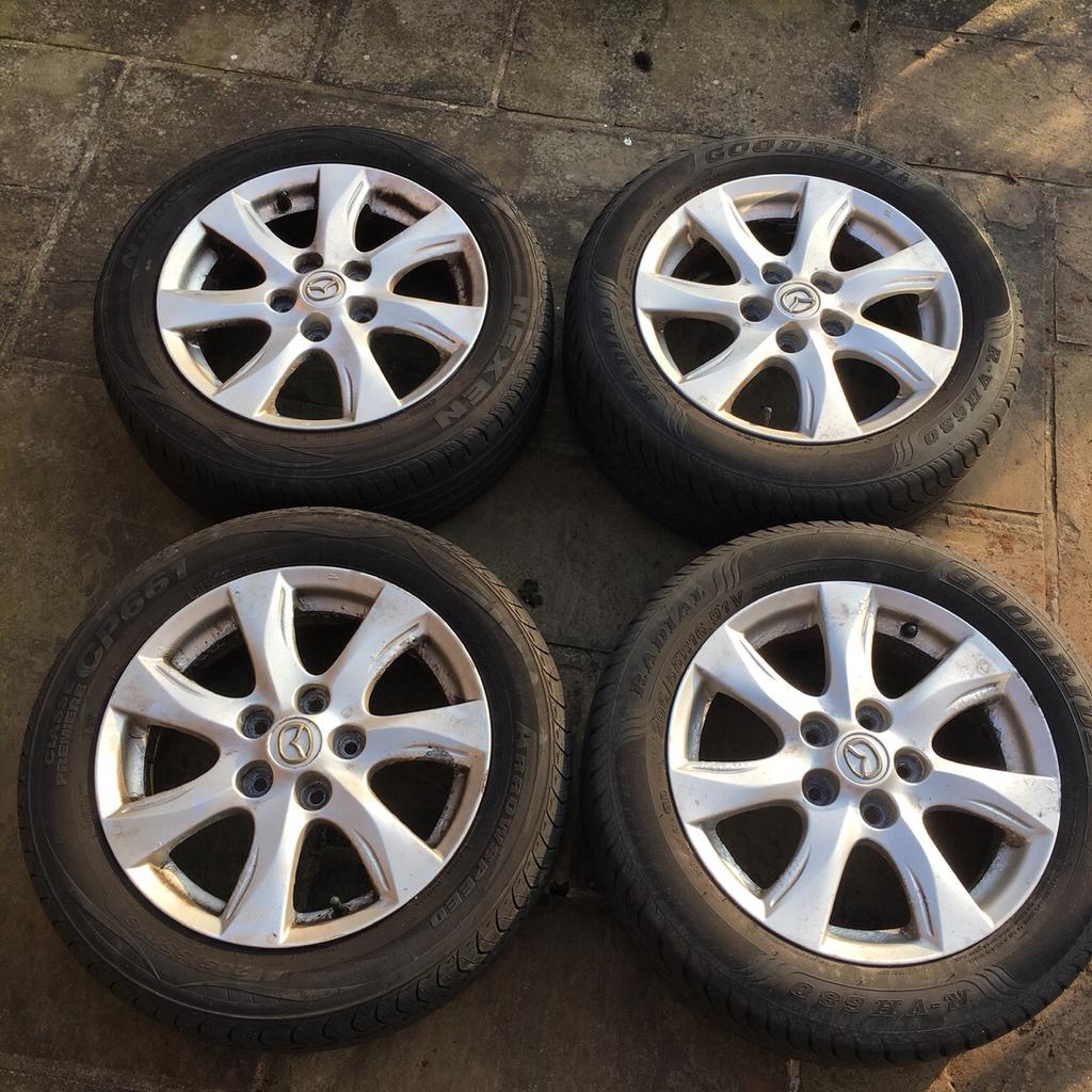 Mazda 3. 16 inch alloy wheels and tyres in WS14 Lichfield for £10.00 ...
