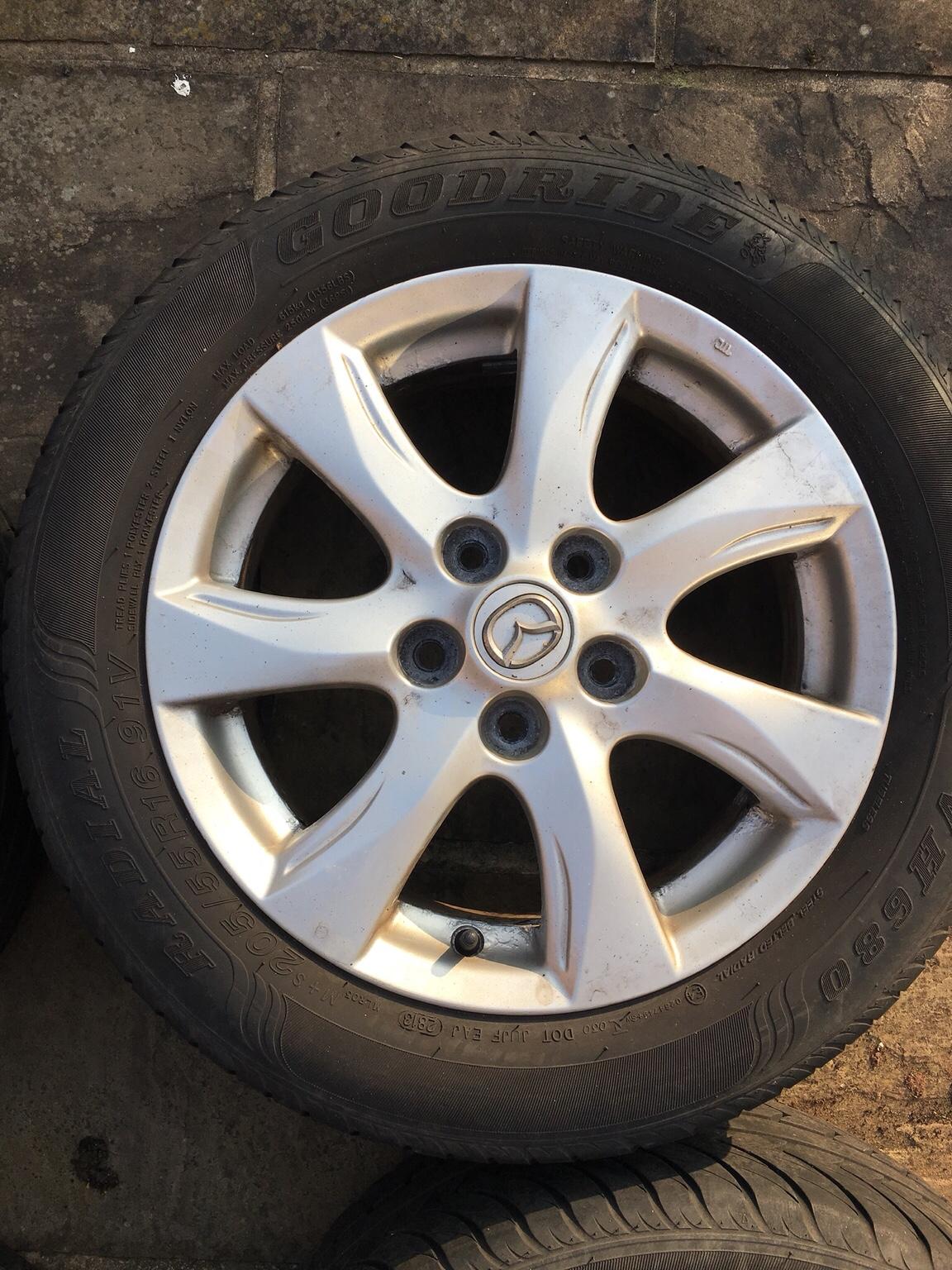 Mazda 3. 16 inch alloy wheels and tyres in WS14 Lichfield for £10.00 ...