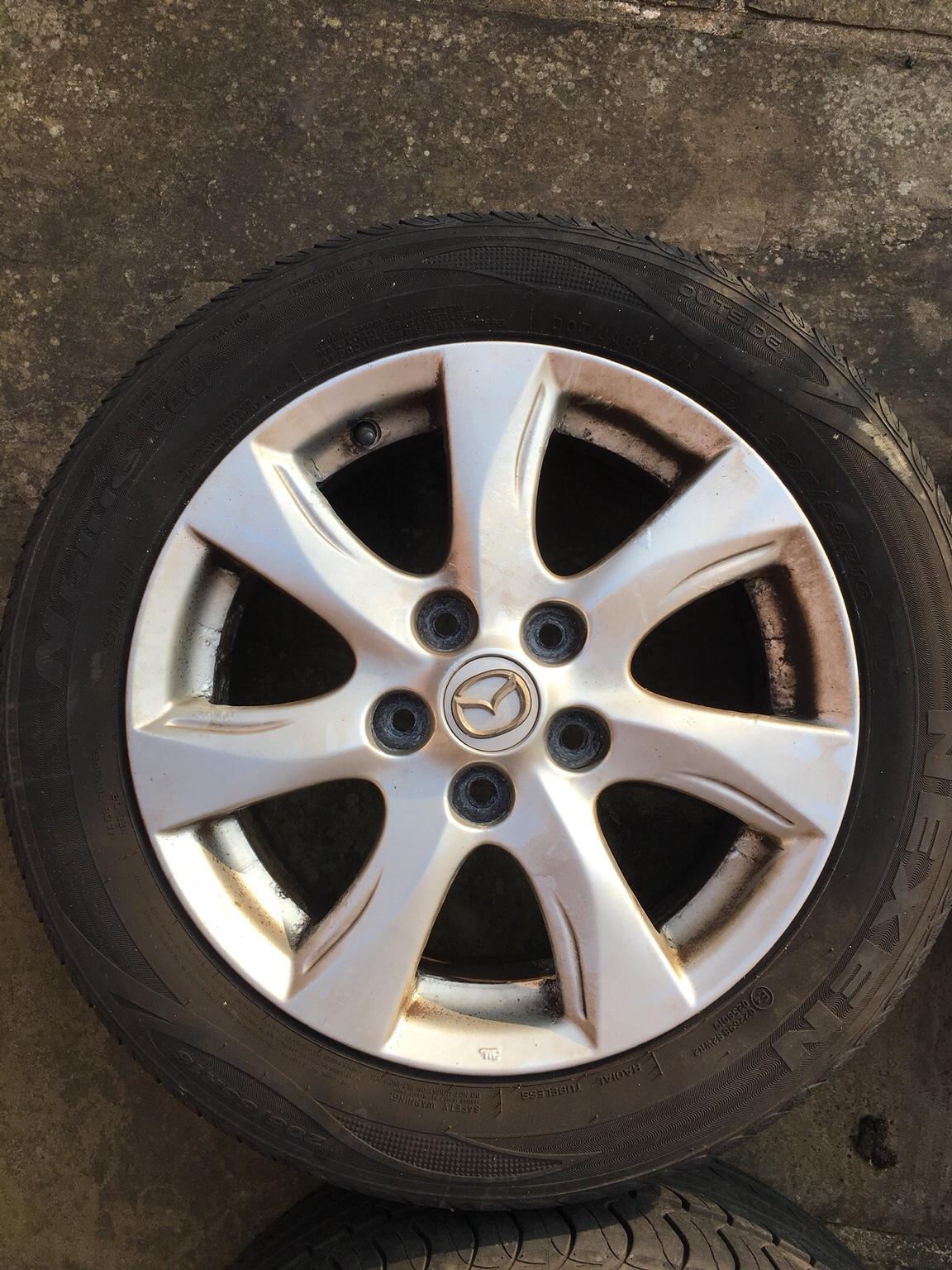 Mazda 3. 16 inch alloy wheels and tyres in WS14 Lichfield for £10.00 ...