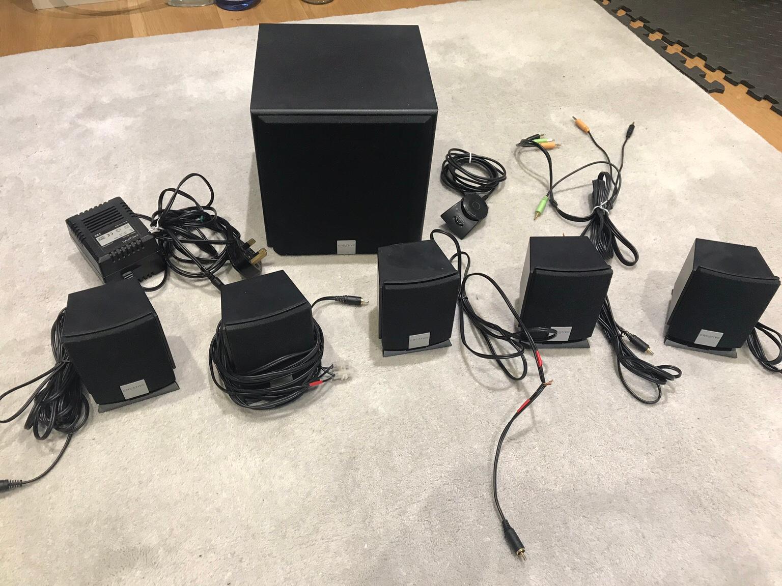 Creative 5.1 speakers in SW17 Wandsworth for £38.00 for sale | Shpock