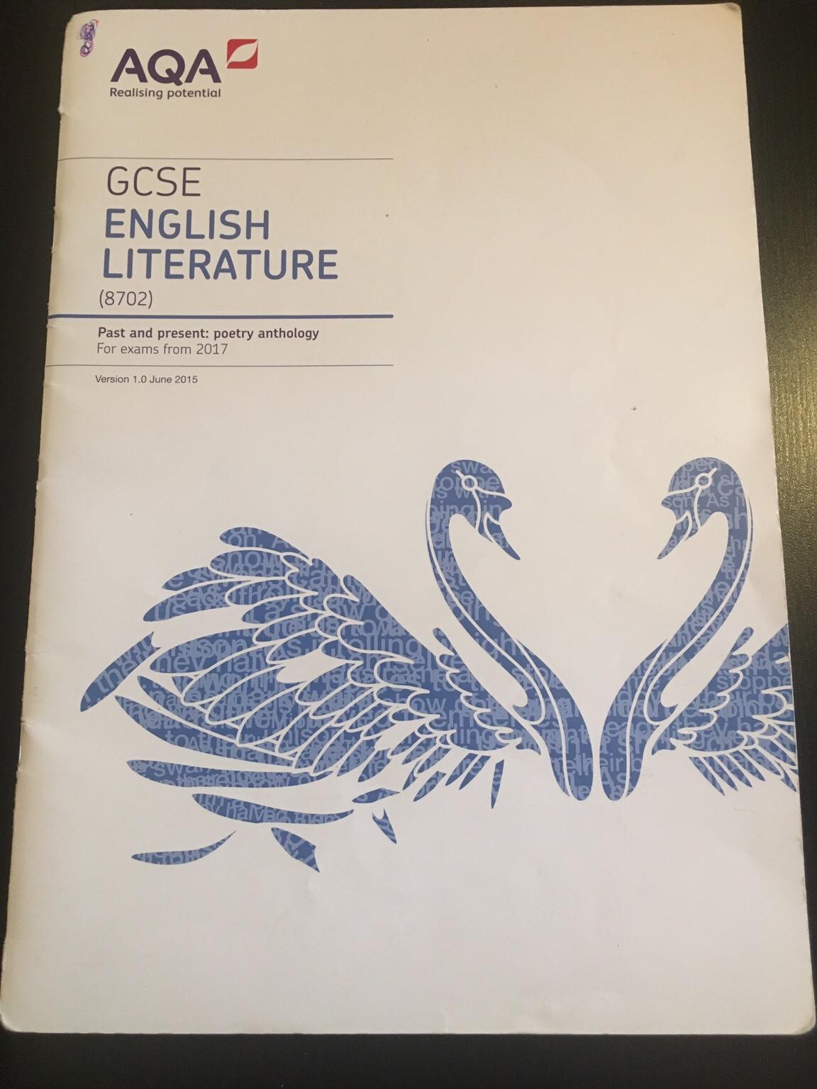 GCSE ENGLISH LITERATURE POETRY ANTHOLOGY in B20 Birmingham für 1,50 ...