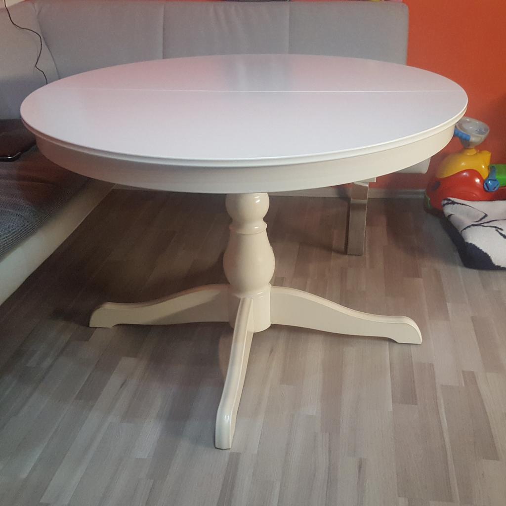 Ikea Tisch Rund Weiss