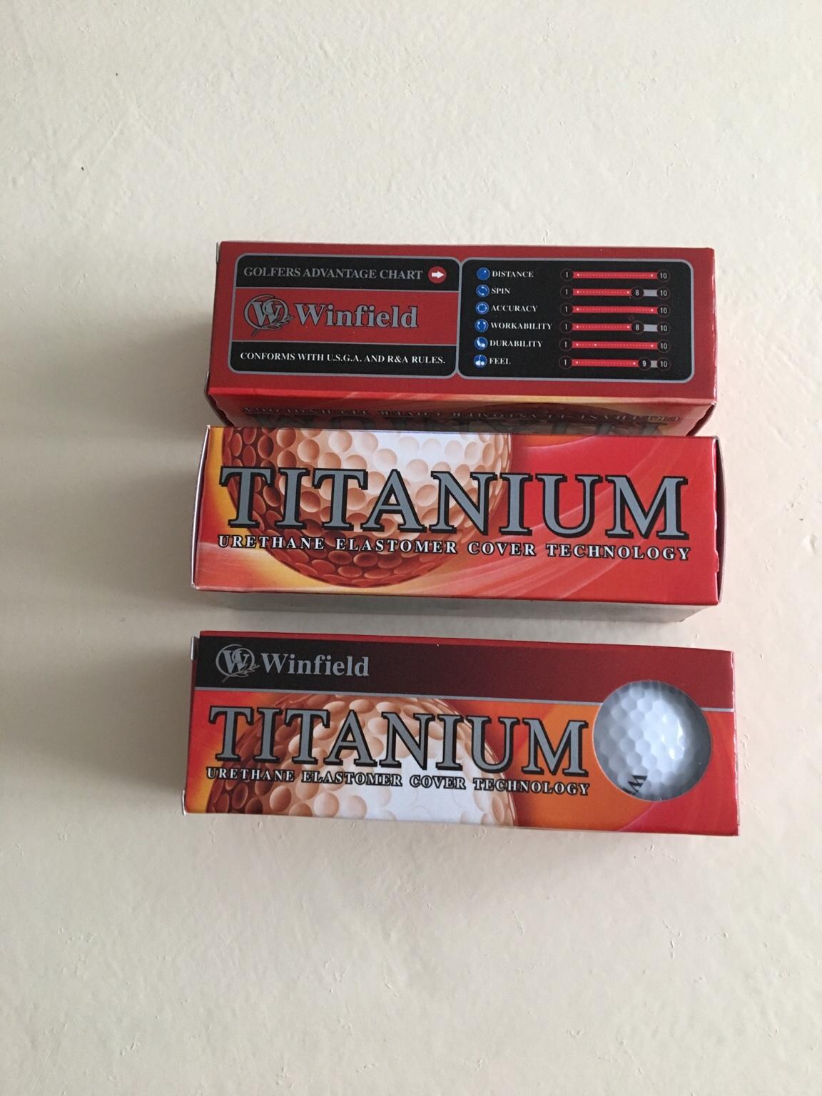 Winfield Titanium Golf Balls in TS3 Middlesbrough für 2,00 £ zum ...