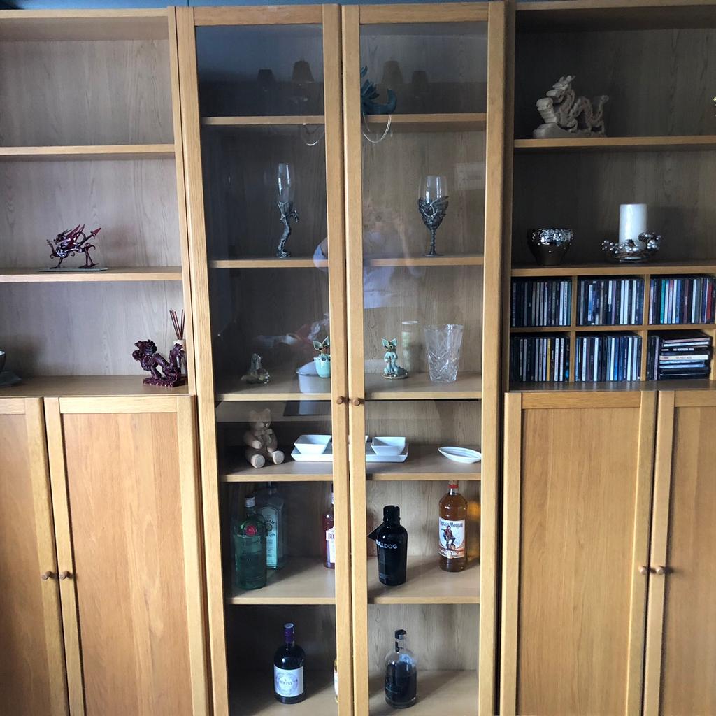 Oak effect Ikea billy book cases in Higher Kinnerton for £60.00 for ...
