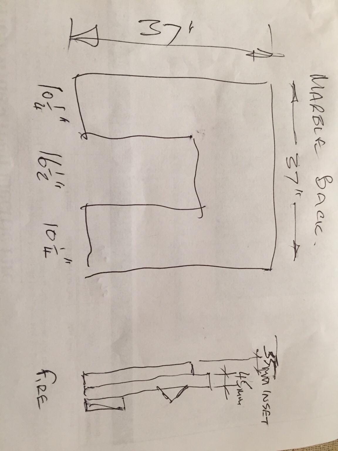 Electric fire,Marble hearth and mahogany surr in DE55 Derbyshire for £ ...