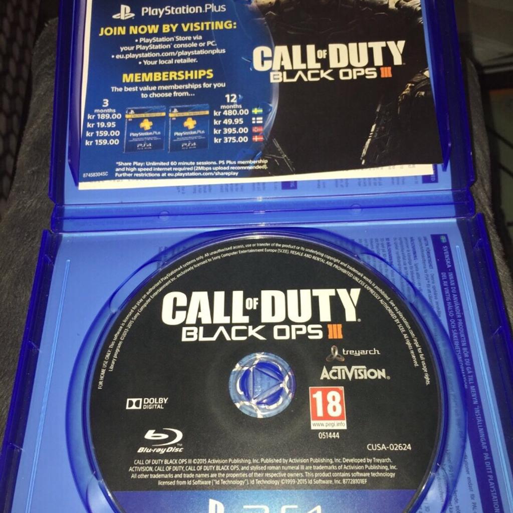 Call of Duty Black Ops 3 in 42437 Göteborg für SEK 150,00 zum Verkauf ...