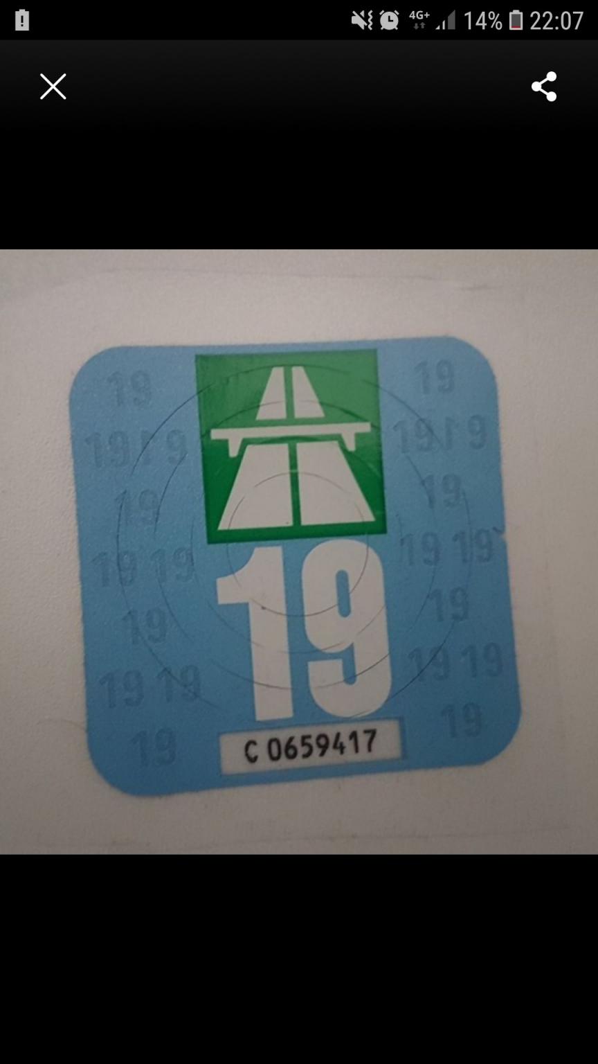 Schweizer Vignette 19 in 70806 Kornwestheim für 24,00 € zum Verkauf ...