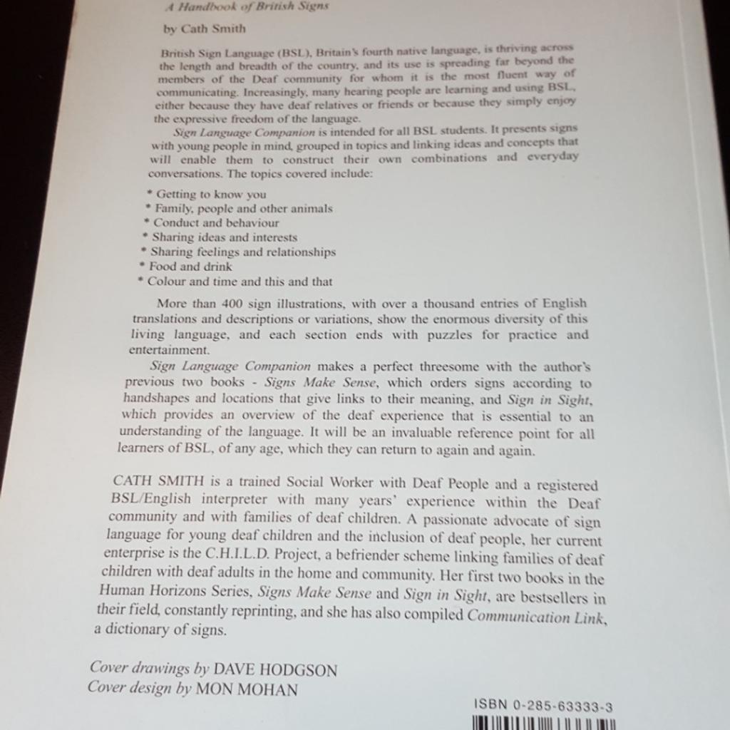 British sign language book in WV14 Dudley for £3.00 for sale | Shpock