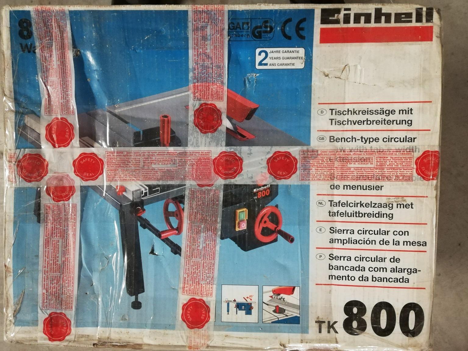 BANCO SEGA Einhell TK 800 nuovo in 20014 Nerviano für € 80,00 zum ...