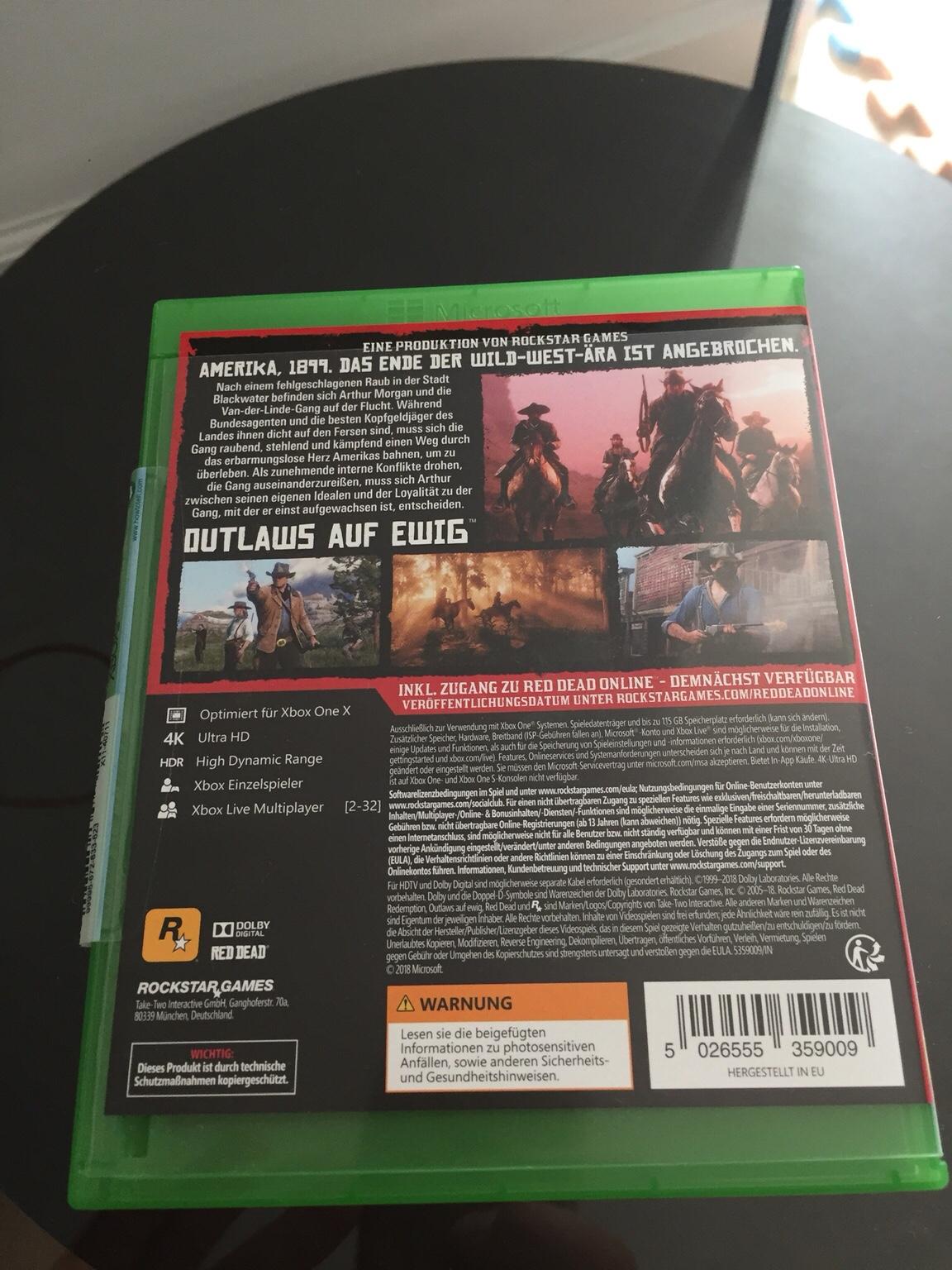 RDR2 Red Dead Redemption 2 Xbox One in 1230 KG Siebenhirten für € 30,00 ...