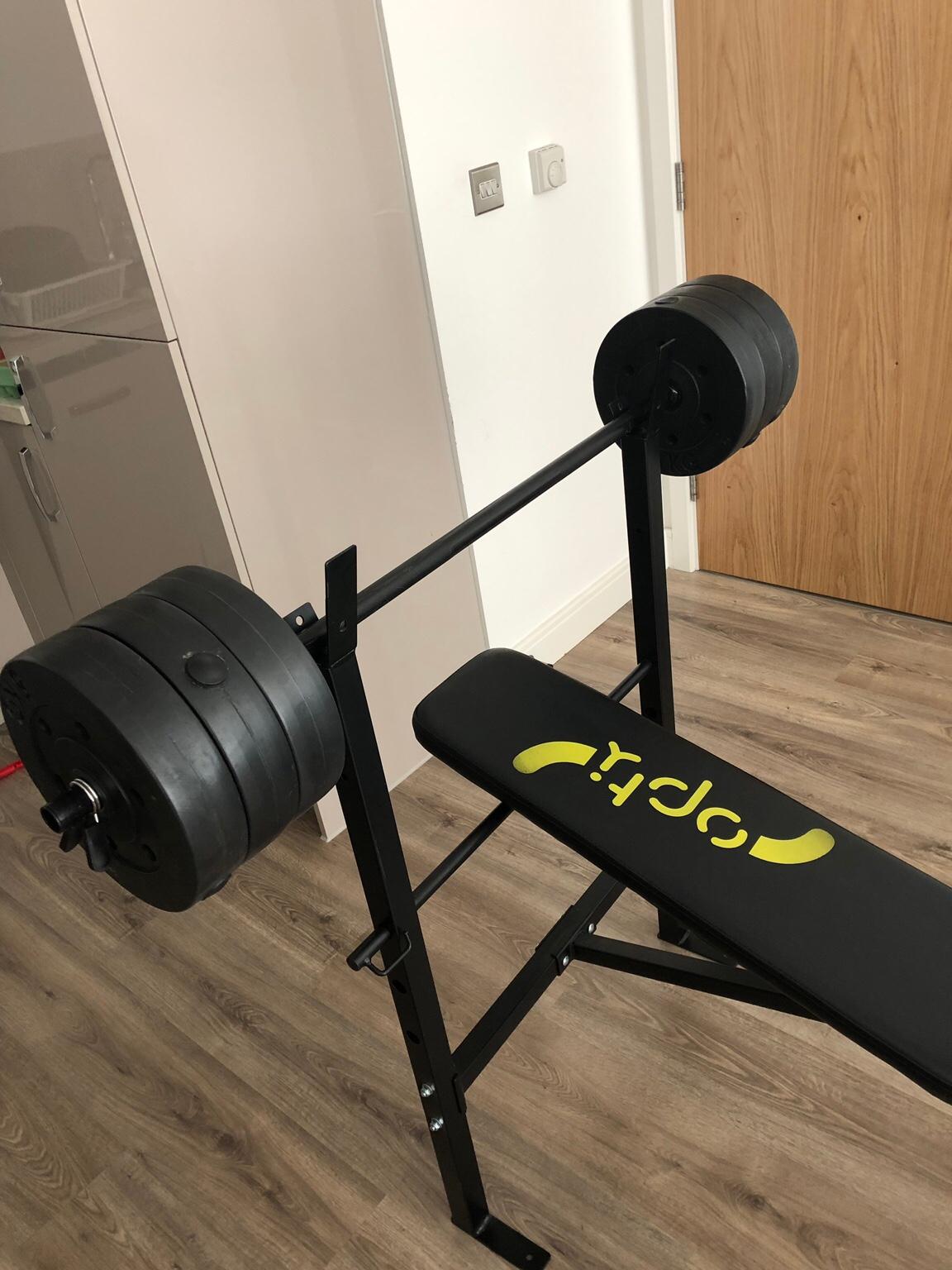 Opti Bench with 30kg Weights in SE10 Lewisham für 50,00 £ zum Verkauf ...