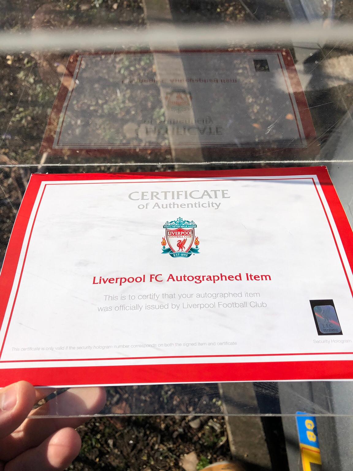 Jurgen Klopp Signed Genuine Liverpool Cap in DE24 Derby für £ 50,00 zum ...