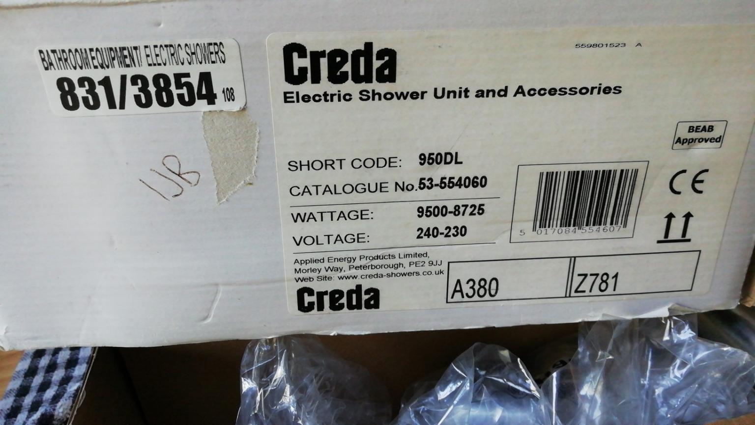 CREDA 950 DL ELECTRIC SHOWER in B26 Birmingham for £50.00 for sale | Shpock