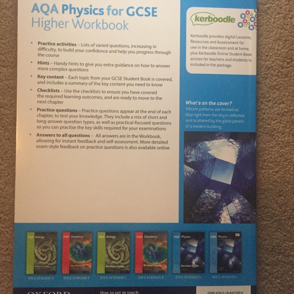 GCSE AQA Physics Higher Workbook in South Bucks für 6,00 £ zum Verkauf ...