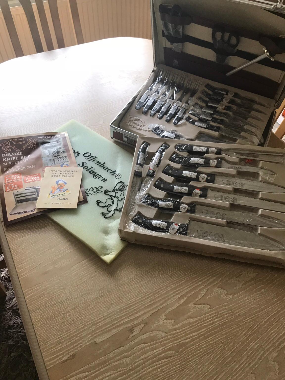 Offenbach Solingen Knife and Cutlery set in NN10 Wymington für £ 120,00 ...