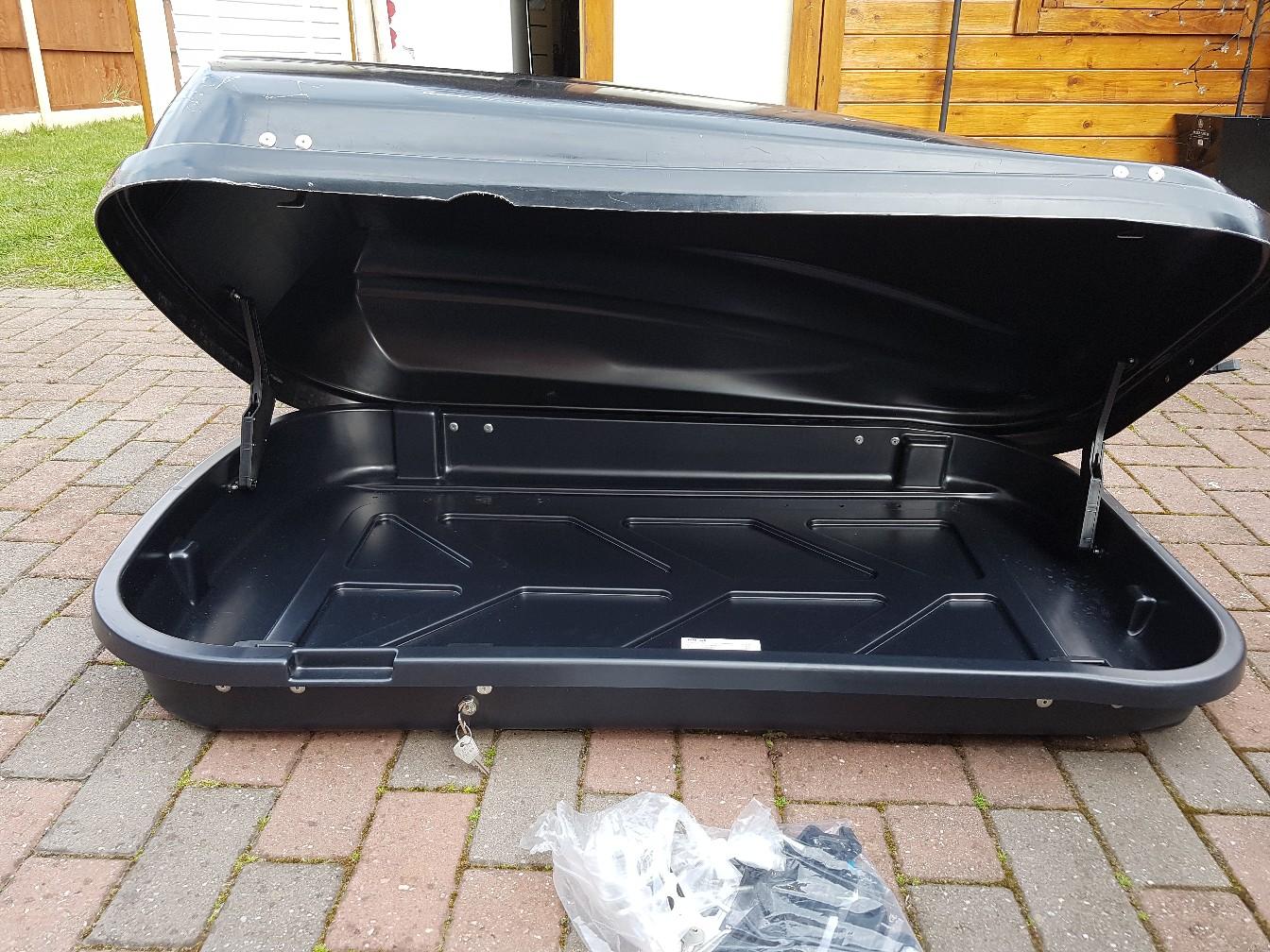 summit 320 ltr roof box + universal roof bars in Meir for £70.00 for ...