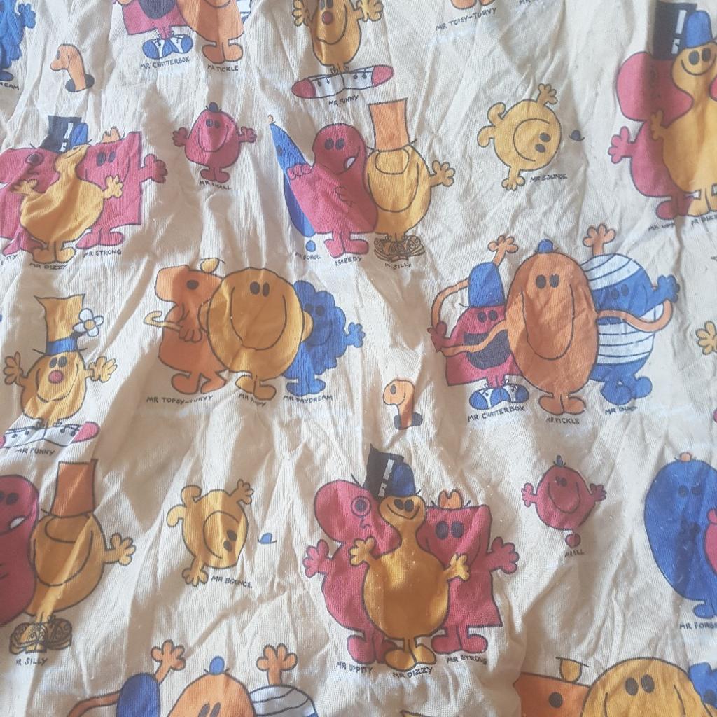 Vintage Mr Men Curtains in DY3 Dudley for £10.00 for sale | Shpock