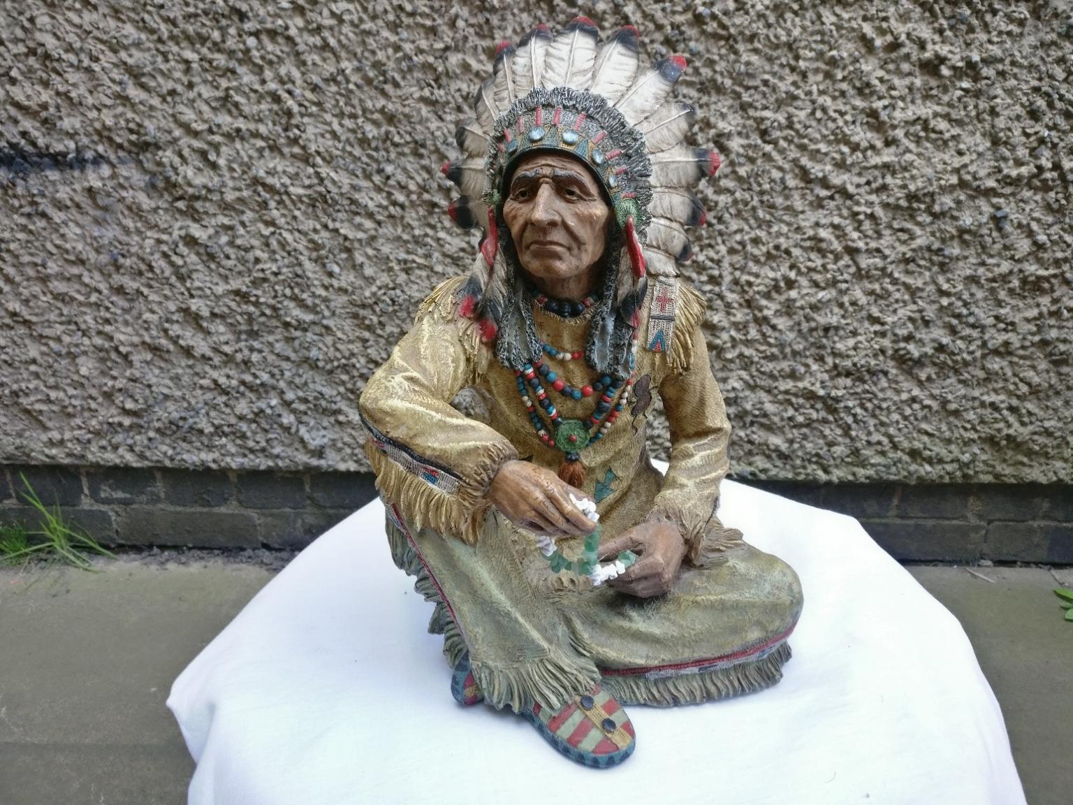 red Indian statue. in LE67 Leicestershire für 35,00 £ zum Verkauf ...