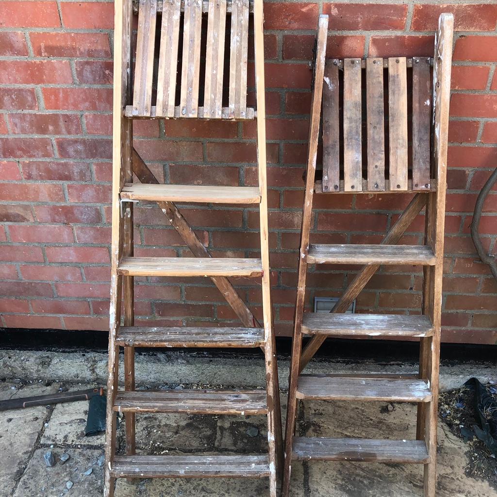 Wooden vintage ladders in LE2 Blaby für £ 20,00 zum Verkauf | Shpock AT