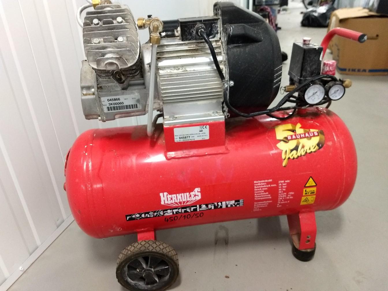 Herkules Bauhaus Edition 3HK/50l Kompressor in 172 67 Sundbyberg für ...