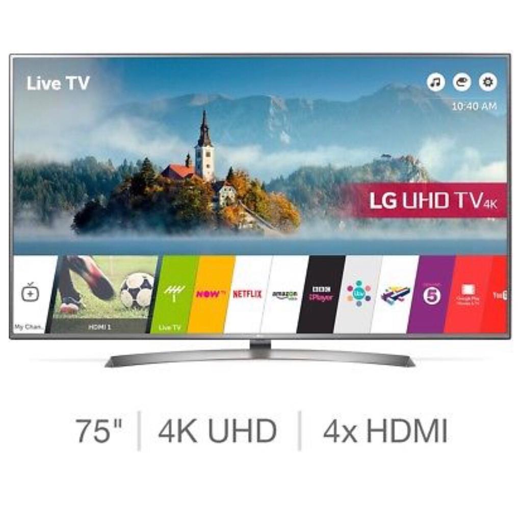 LG 75UJ675V 75 inch Ultra HD 4K SmartTV-76107 in London for £1,090.00 ...