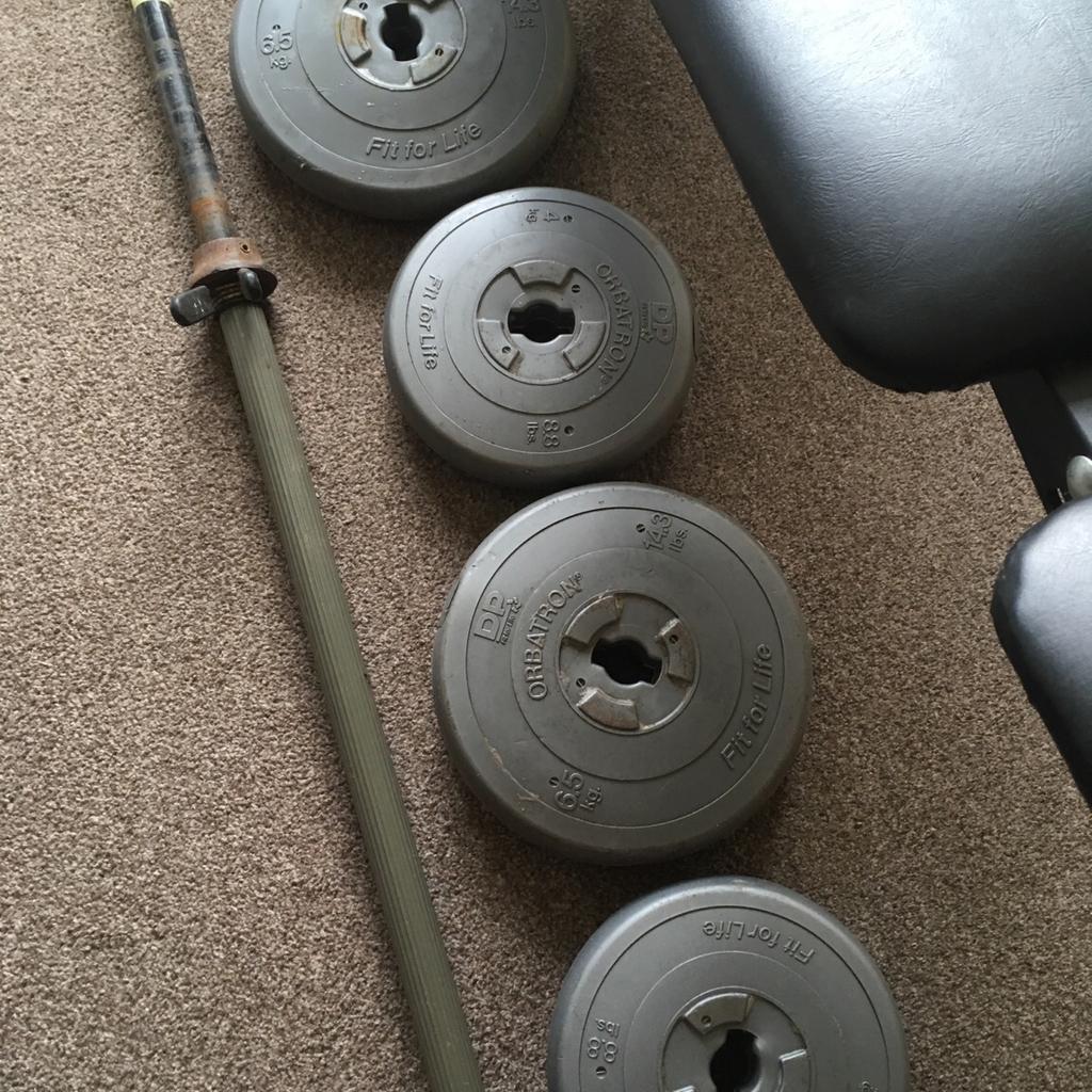 YORK FITNESS BENCH AND WEIGHTS in B61 Bromsgrove für 25,00 £ zum ...