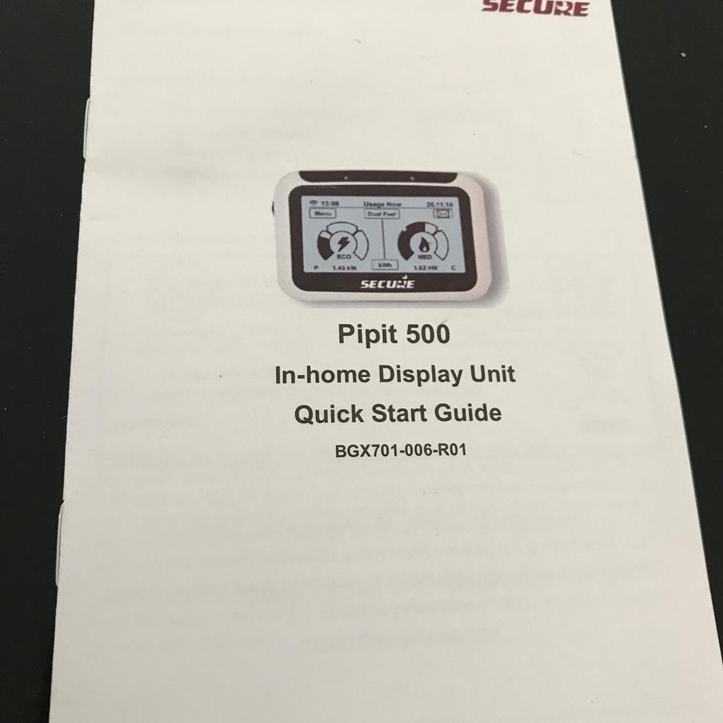 Pipit 500 Touchscreen In Home Energy Display in N12 Barnet für 5,00 ...