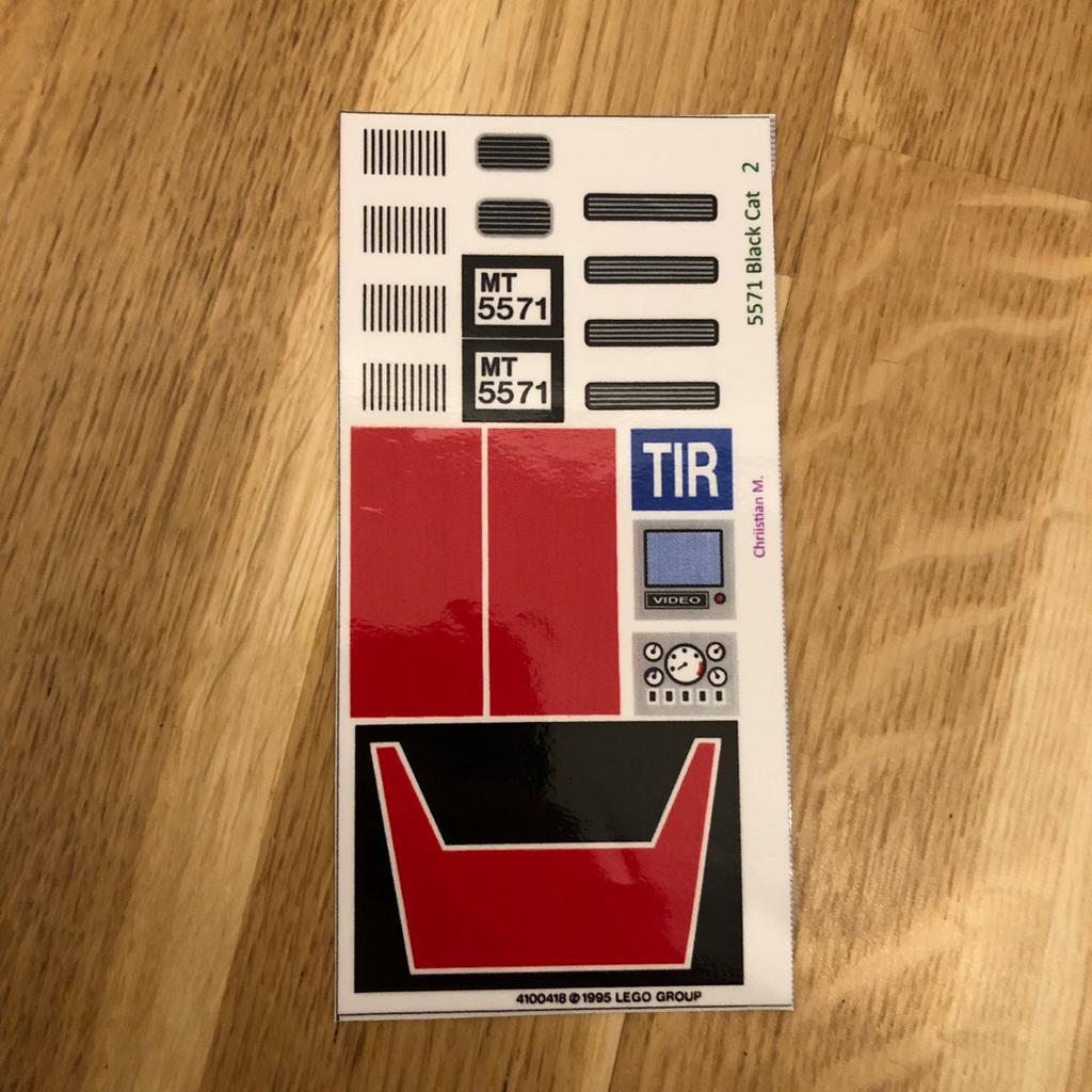 Lego Model Team 5571 (Giant Truck, Black Cat) in 8143 Dobl-Zwaring für ...
