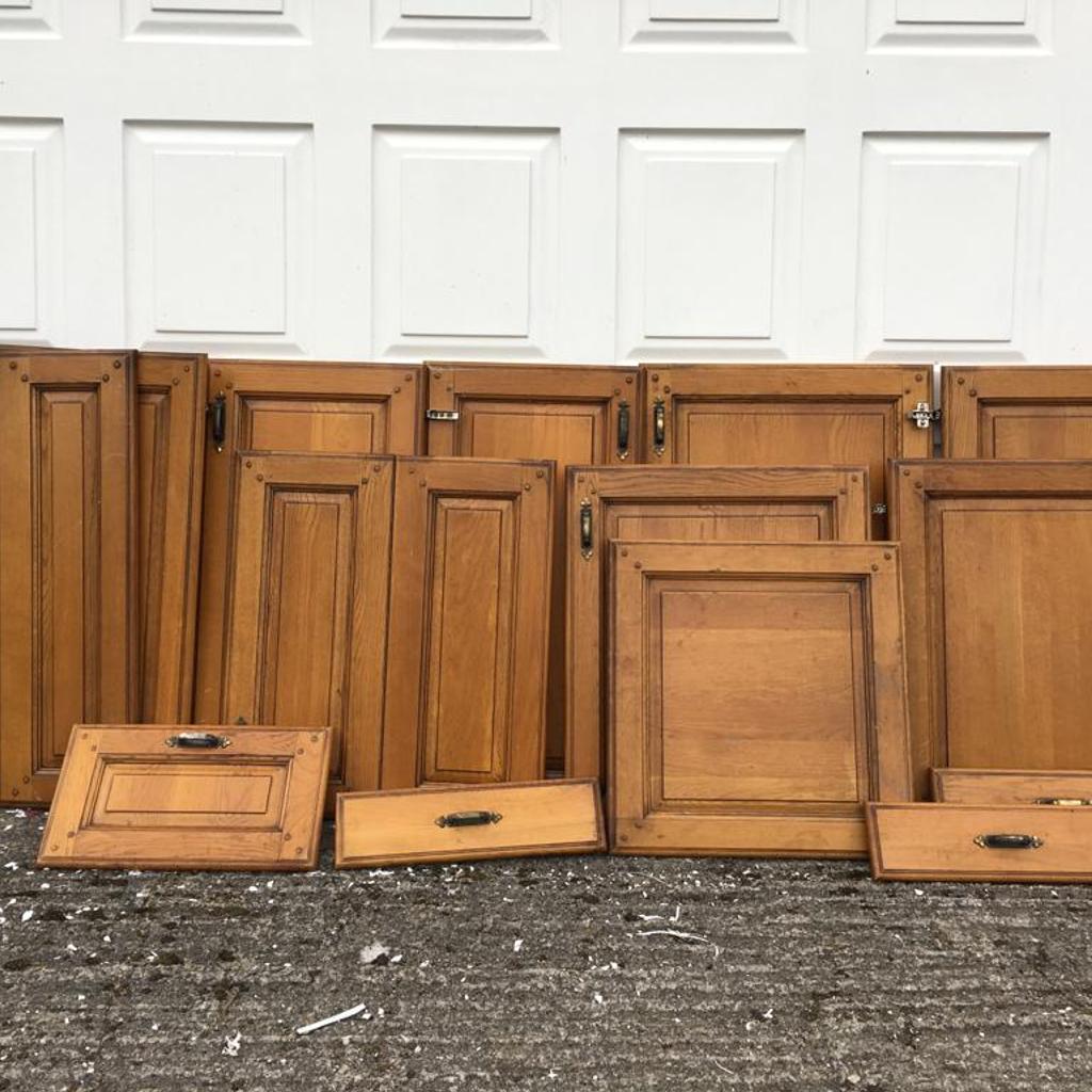 Bundle of solid oak kitchen doors in HX6 Calderdale for £30.00 for sale ...