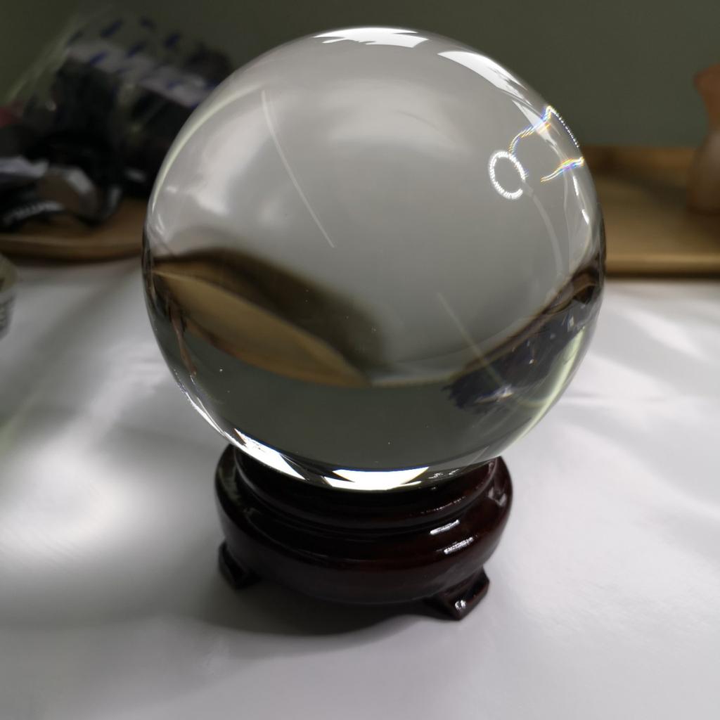 vintage large genuine crystal ball with stand in NP20 Newport für 25,00 ...