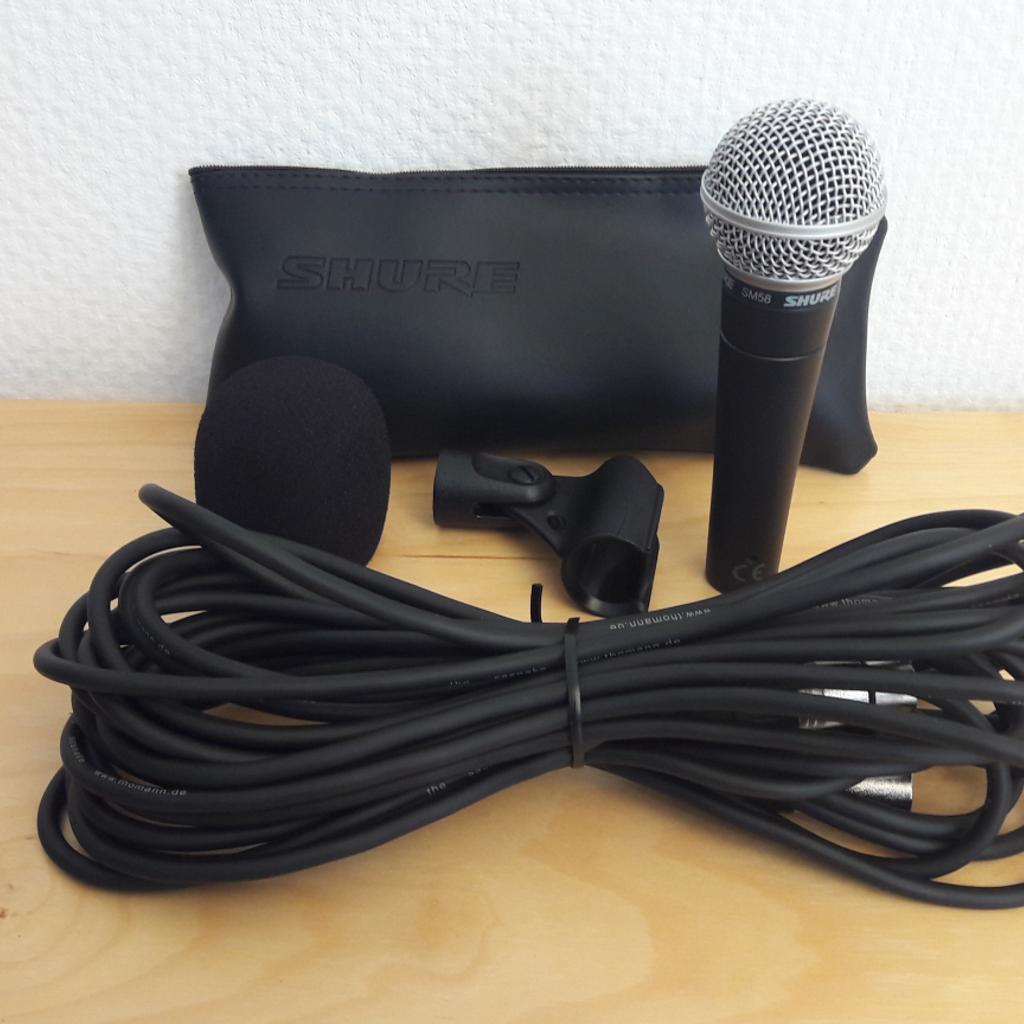 Mikrophon SHURE SM58 Set inkl. Kabel in 90419 Nürnberg for €49.00 for ...