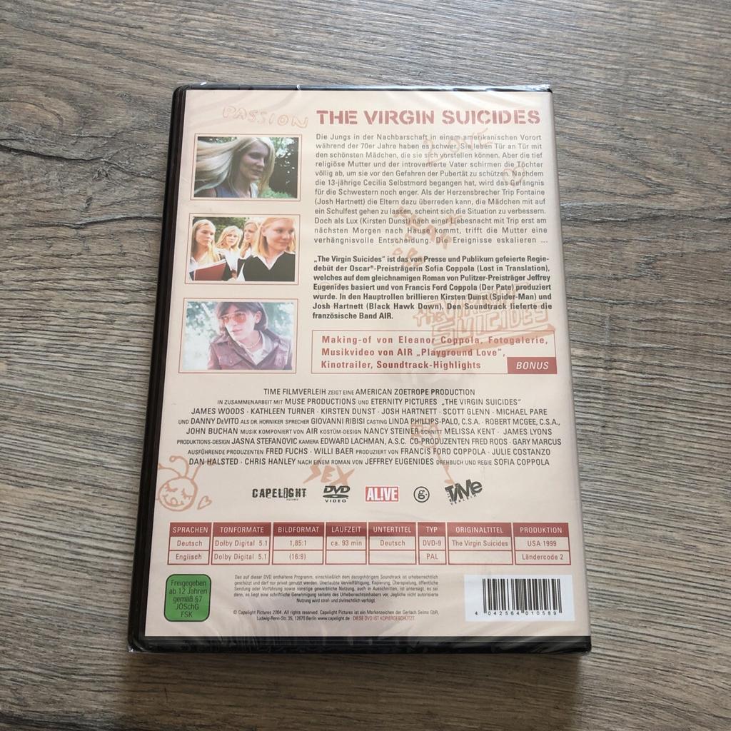 DVD The Virgin Suicides (neu) in 50935 Köln für € 3,50 zum Verkauf ...