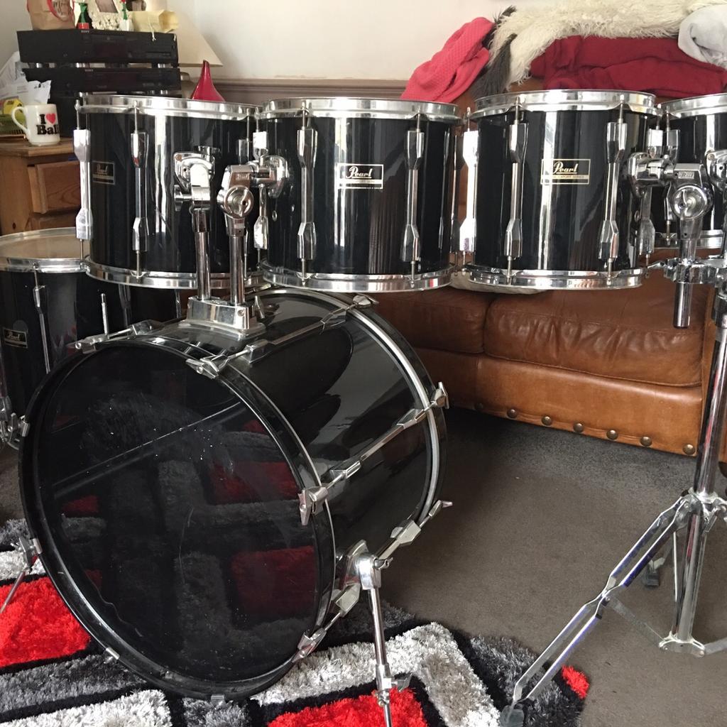 Pearl Export 6 piece drum kit in LS27 Leeds for £195.00 for sale | Shpock