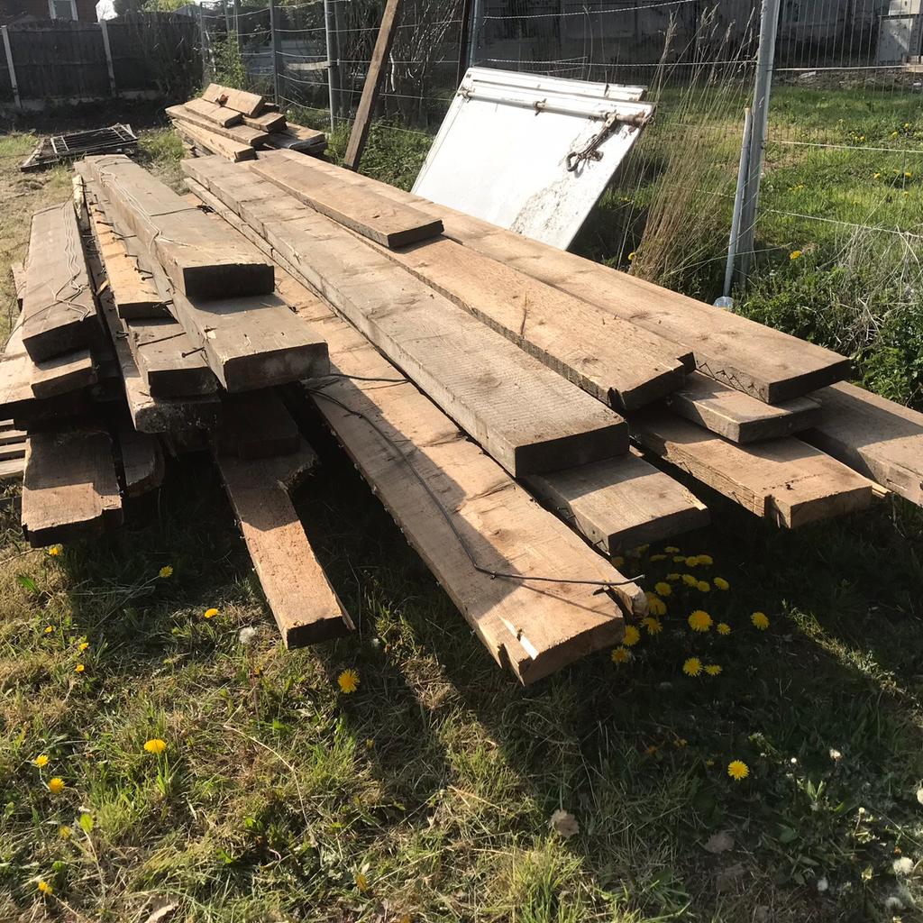 Reclaimed timber joists about 1000ft in S74 Barnsley for £300.00 for ...