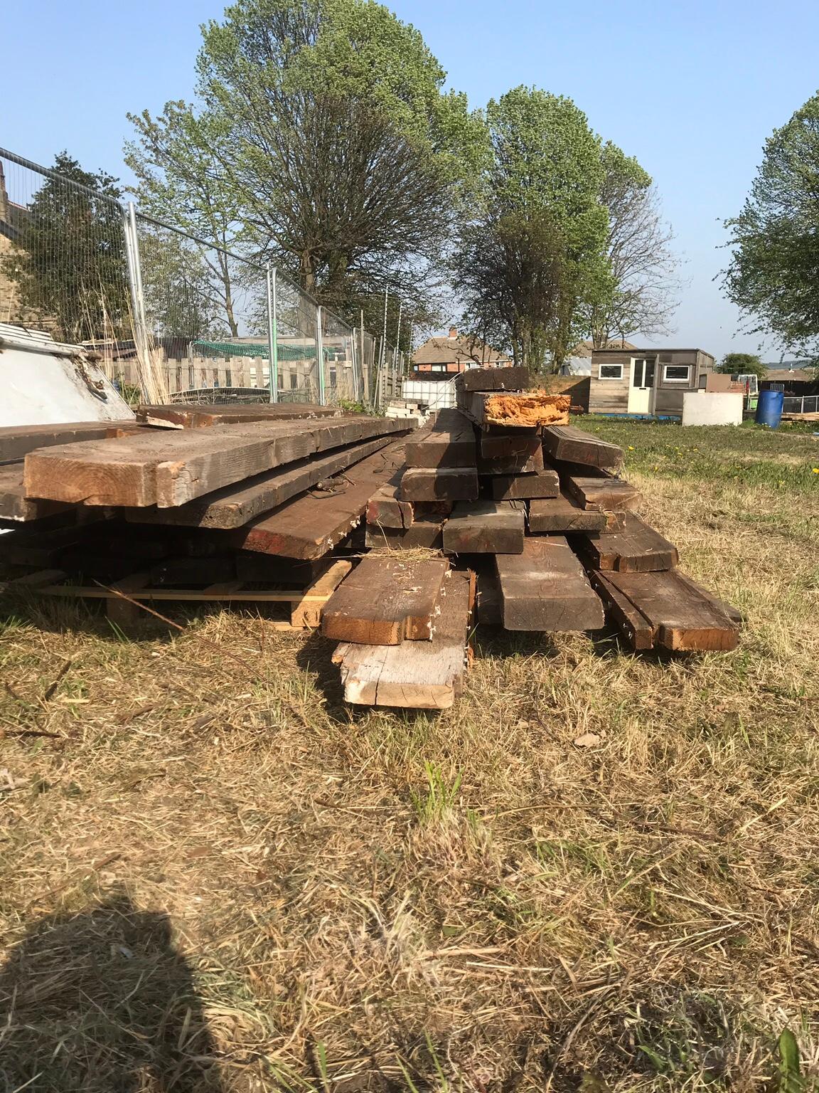 Reclaimed timber joists about 1000ft in S74 Barnsley for £300.00 for ...